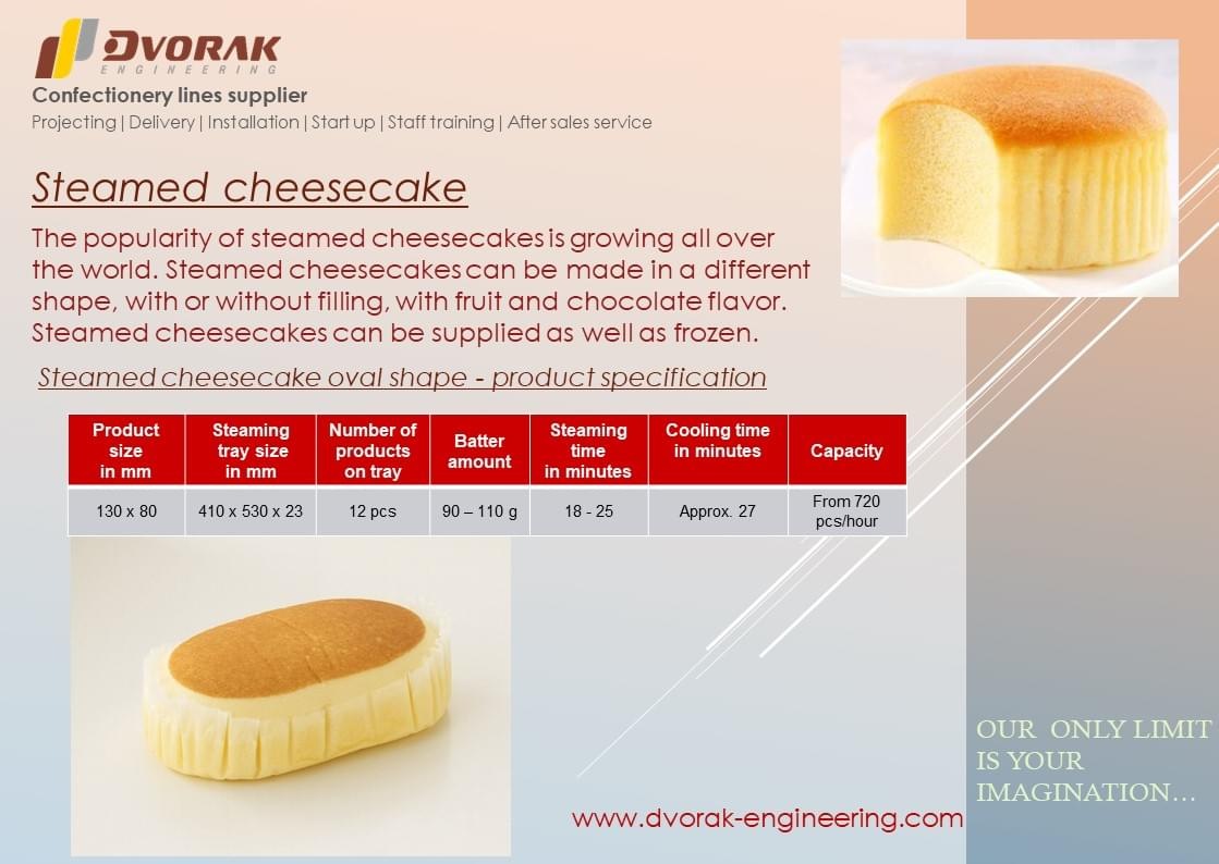 Steamed cheesecake